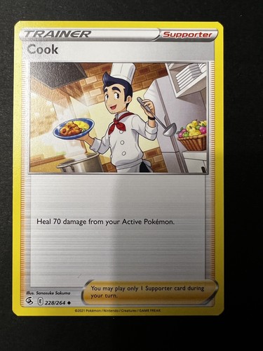 Cook - 228/264 Fusion Strike - Uncommon Nm Pokemon Card! | eBay