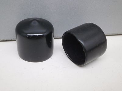(4-Pack) Black Rubber Round Tube Pipe End Caps 3/4" Diameter | eBay