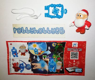 EN387 Père Noël + Bpz Kinder surprise Italie 2018 Magiques Lumières de ...