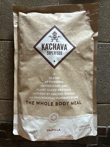 KA’CHAVA Superfood The Whole Body Meal, Vanilla Protein Powder 31.75 Oz ...