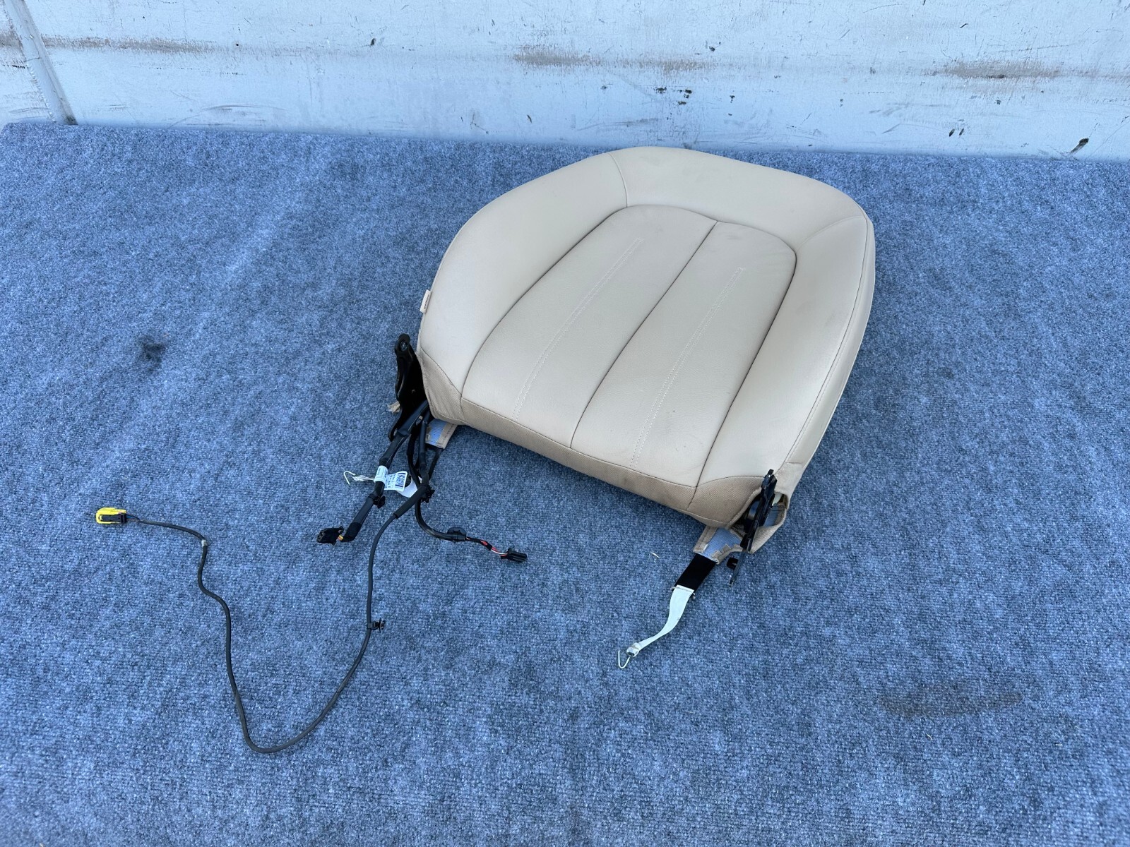 FRONT LEFT UPPER/BACK SEAT CUSHION OEM TAN 46K 12-18 AUDI A6 A7 C7 | eBay
