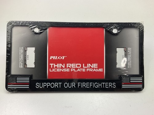 Pilot WL819 Fire Red First Responder License Plate Frame 757558603893| eBay