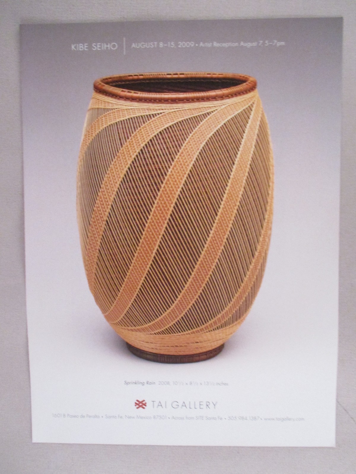 Kibe Seiho Art Gallery Exhibit PRINT AD - 2009 | eBay