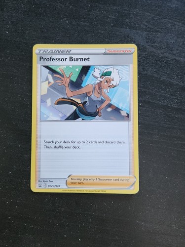 Professor Burnet SWSH167 Black Star Promo Celebrations NM Pokemon TCG ...
