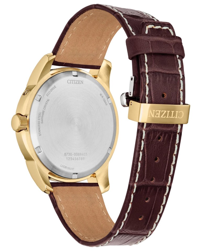 NEW CITIZEN ECO DRIVE CALENDRIER MOON PHASE DAY DATE MONTH WATCH BU0082 ...