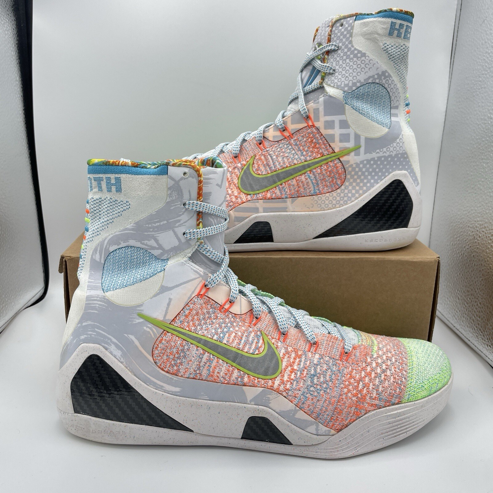 Men’s Size 14 Nike Kobe 9 Elite 2015 Premium What The Kobe 678301-904 ...