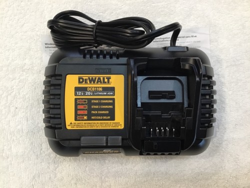 Dewalt DCB1106 20V 6 Amp Battery Charger for sale online | eBay