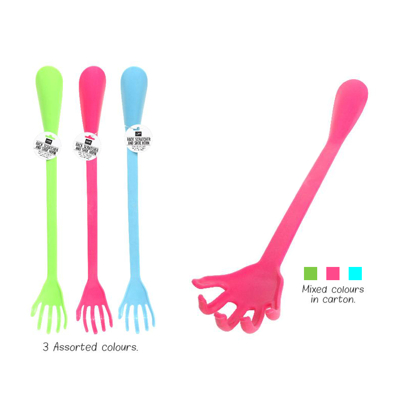 2PCS 2in1 Shoe Horn Scratcher Massager Long Reach Back Mobility Aid ...