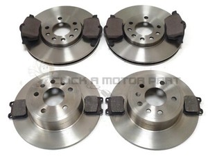 SAAB 9-3 93 2.0 TURBO 1998-2002 FRONT AND REAR BRAKE DISCS & PADS SET ...