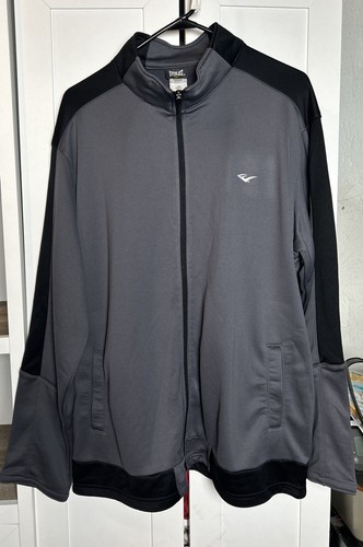 Everlast Men’s Warm Up Jacket Fitness Full Zip size 2XL color Gray ...