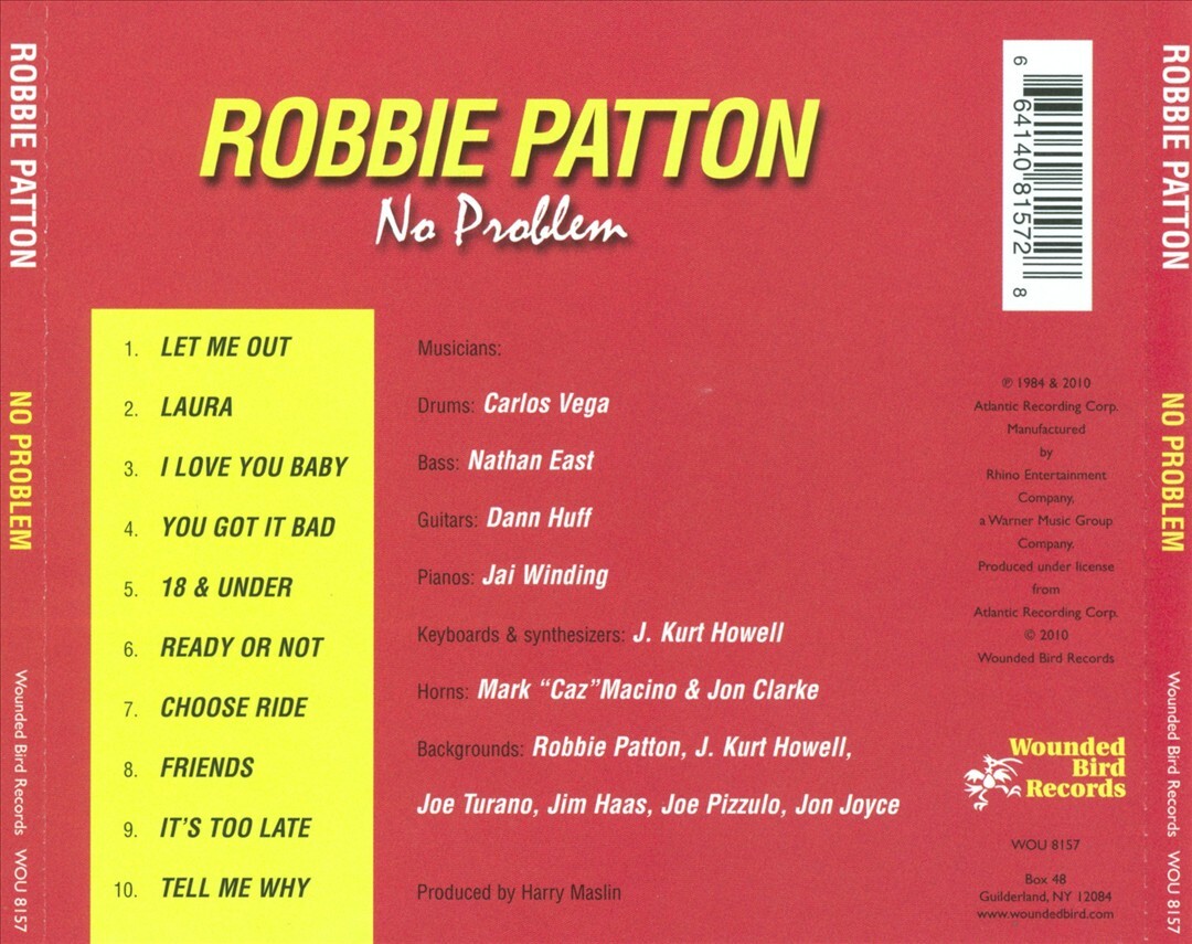 ROBBIE PATTON NO PROBLEM NEW CD 664140815728| eBay