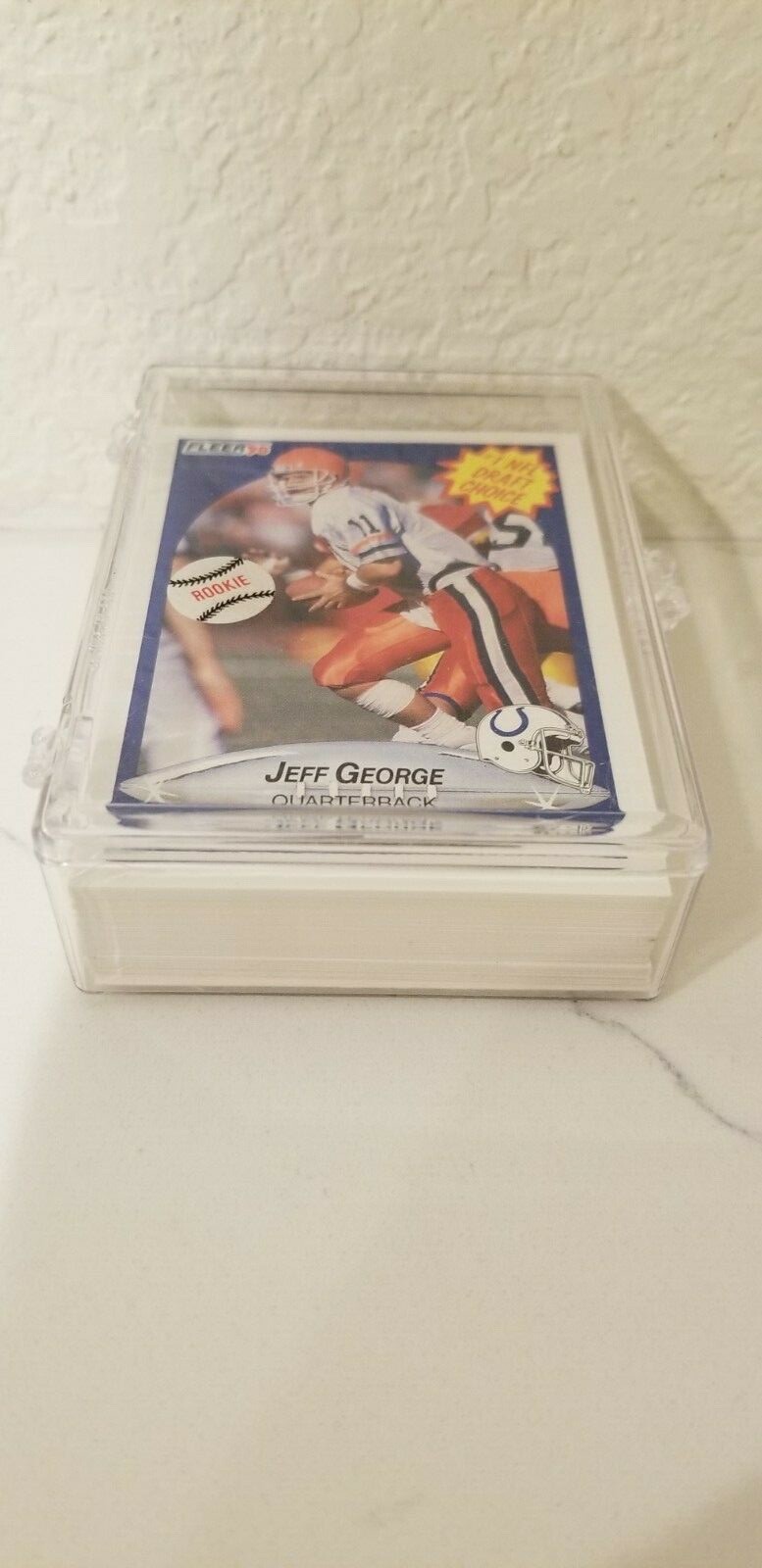 Jeff George Rookie Card 1990 Fleer (40 Count) | eBay