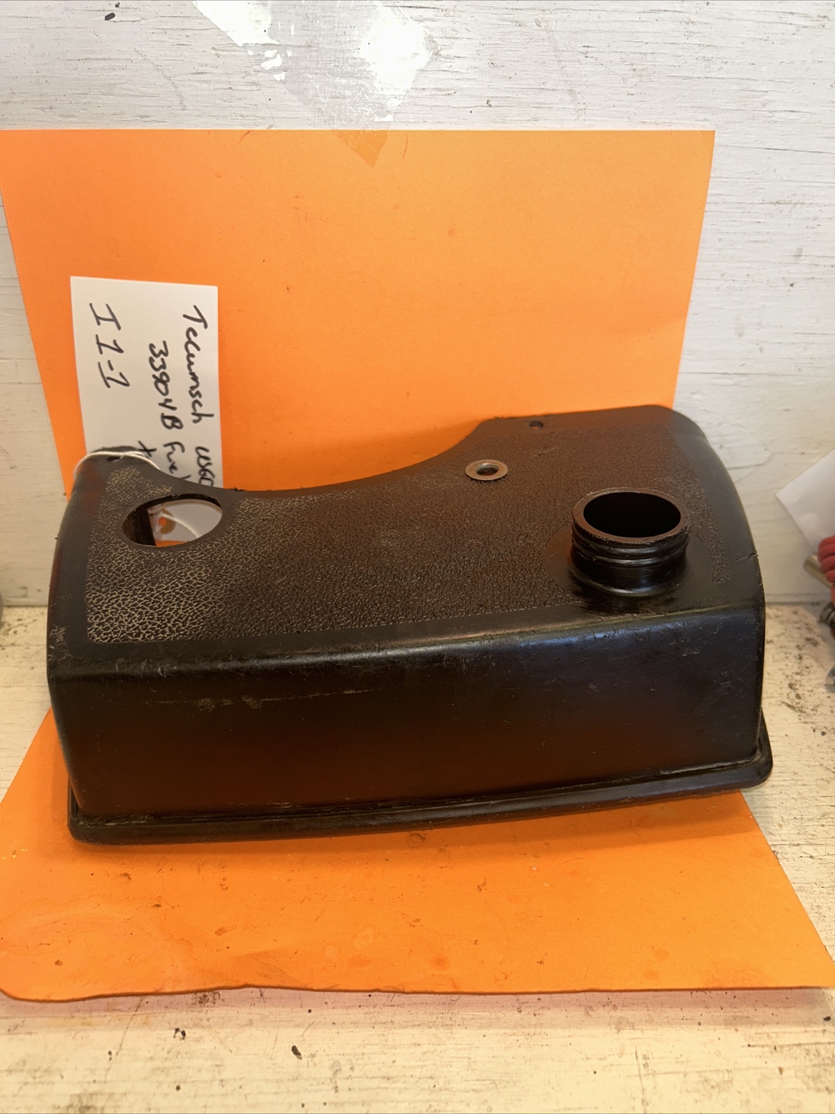 GENUINE TECUMSEH FUEL TANK ASSY , 33904B , USED TNT TNT100 ENGINE I1-1 ...