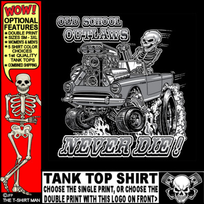 Sunbeam Tiger Hot Rod Muscle Car Gasser Drag Race Illusion Skeleton ...