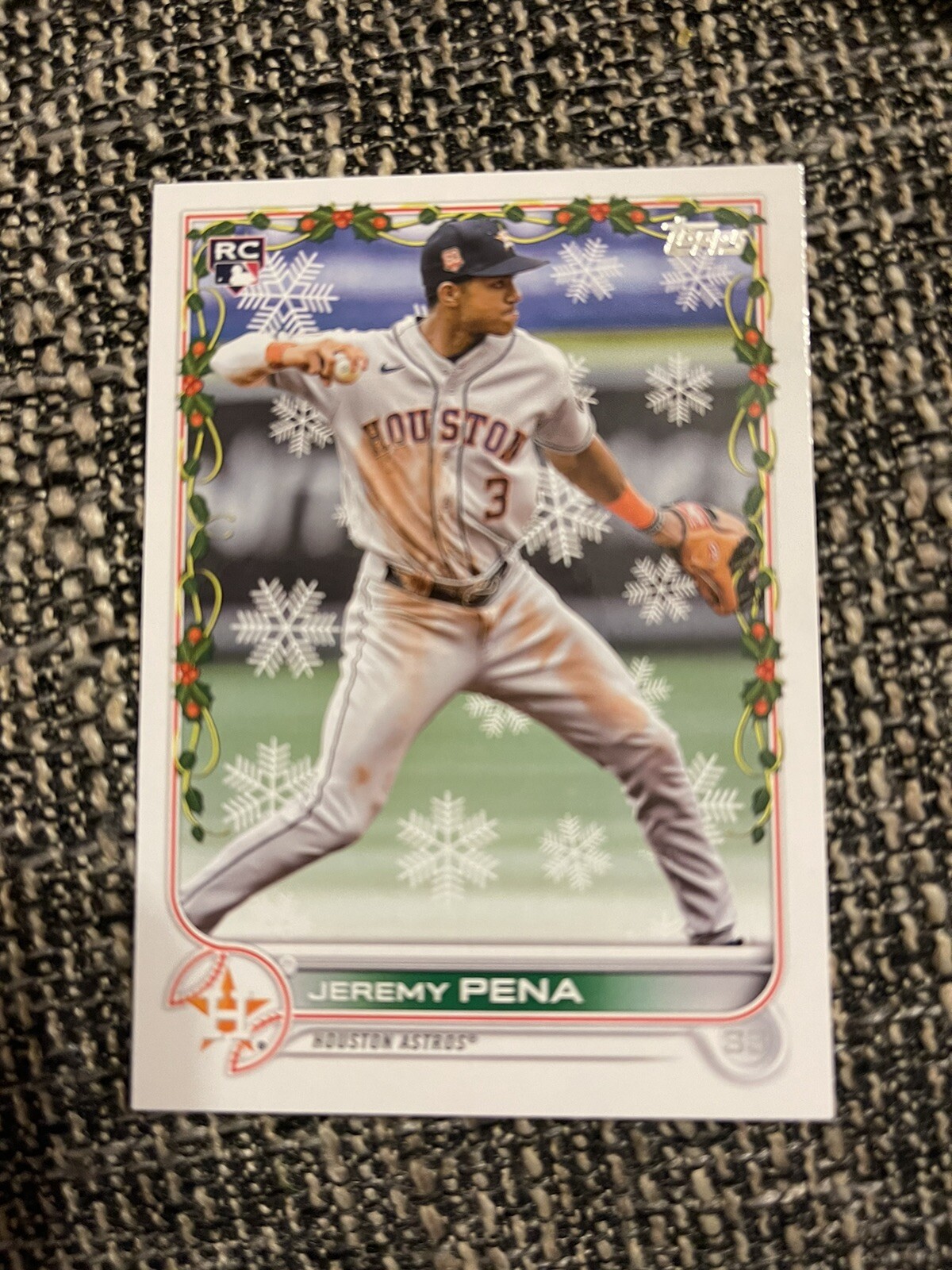 2022 Topps MLB Holiday Baseball - Jeremy Pena Rookie Card - HW129 | eBay
