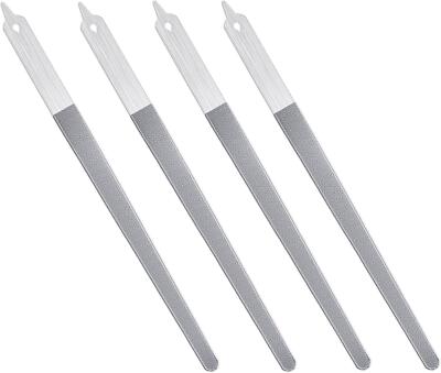 4 Pcs Diamond Deb Nail File Metal Nail File with Sharp Pointed Tip ...