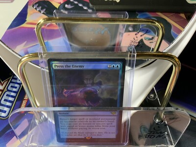FOIL PRESS THE ENEMY mtg NM Lord of The Rings Rare | eBay