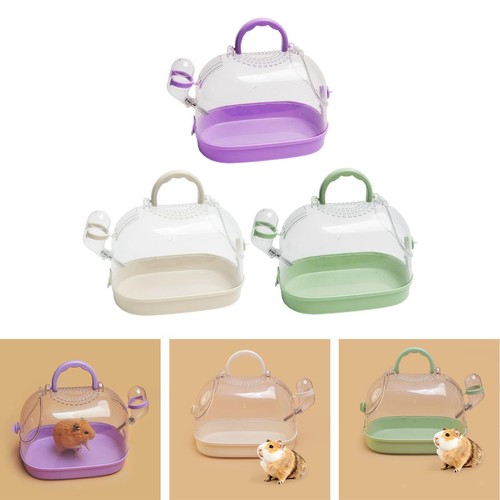 Hamster Carrier Cage Small Animal Carry Case for Squirrel Mice Small ...