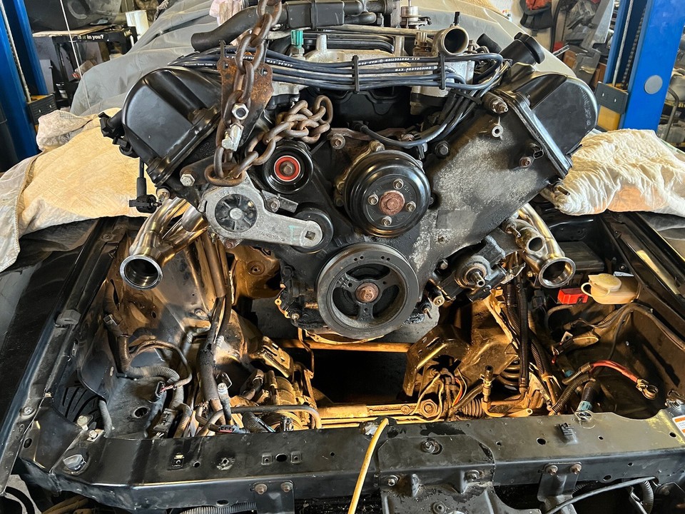 FOR Ford Mustang 281 Twin Turbo Headers V8 4.6L SALEEN GT SHELBY 2v ...