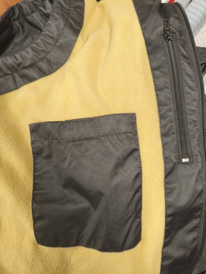 PAUL CARBERRY PC RACEWEAR GILET Bodywarmer fleece lined BLACK Size Men ...