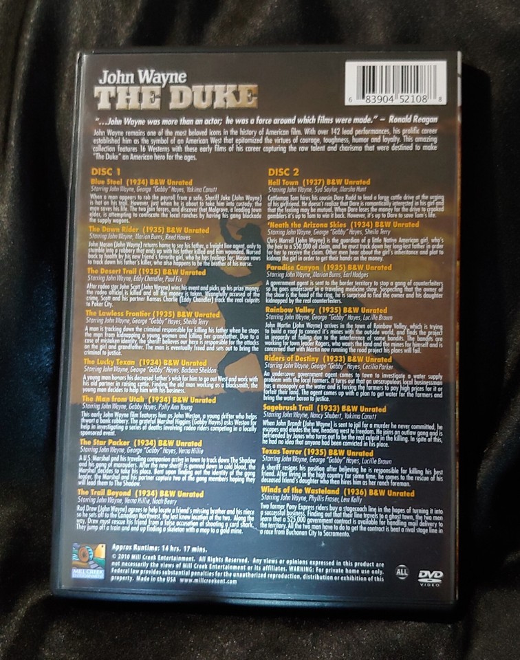 John Wayne The Duke DVD | eBay