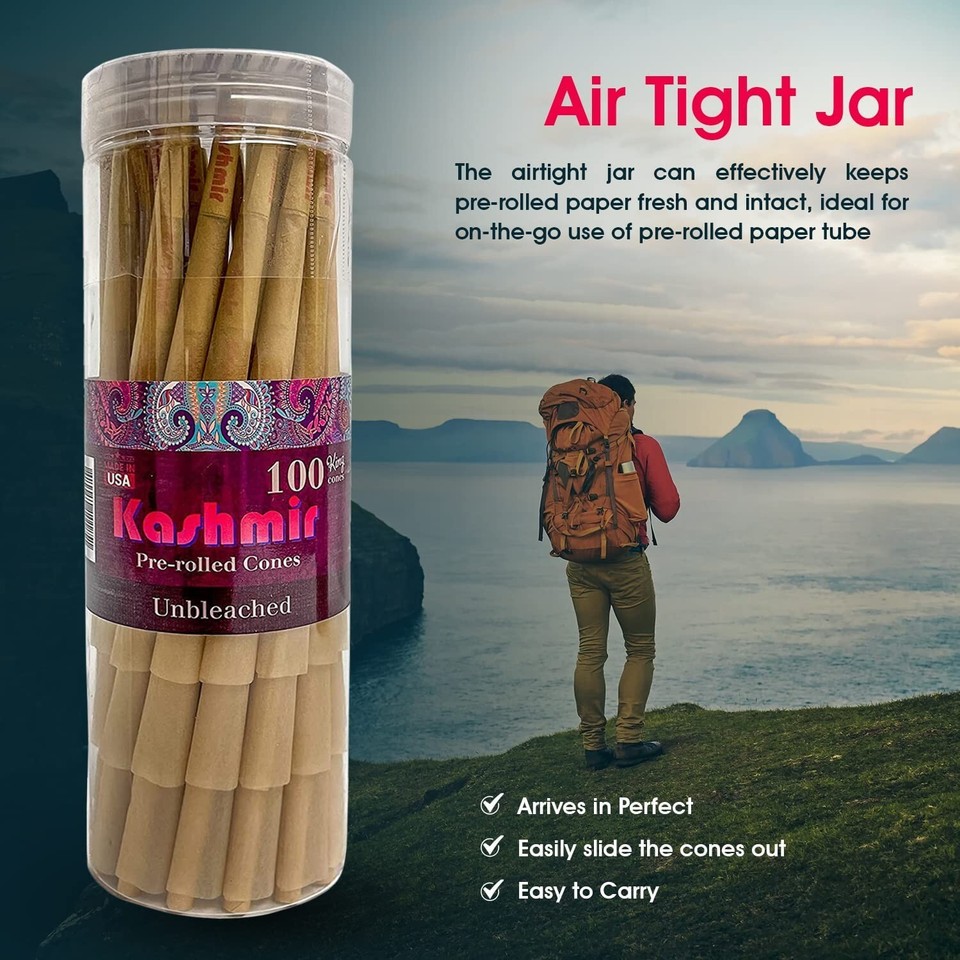 Pre Rolled Cones Unbleached 200Ct 1 1/4 Size Organic Rolling Paper ...