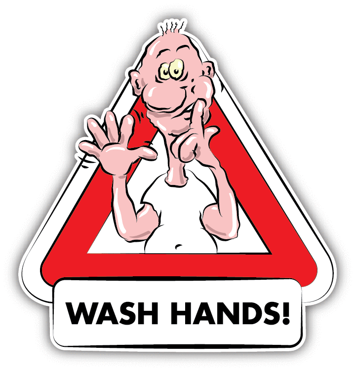 Funny Hand Washing Posters Don't Be Gross Wash Your Hands Signs