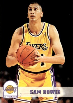 1993-94 NBA Hoops Basketball Card Sam Bowie Los Angeles Lakers #353 | eBay
