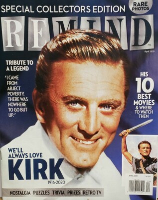 Remind April 2020 We'll Always Love Kirk Douglas 10 Best Movies FREE ...