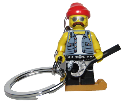 Lego Motorcycle Mechanic Keychain & lovely present Box gift serie 10 ...