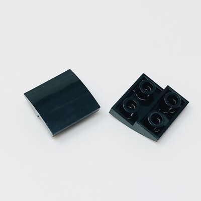 32803 LEGO Parts Slope Curved 2x2 Inverted BLACK (2) | eBay
