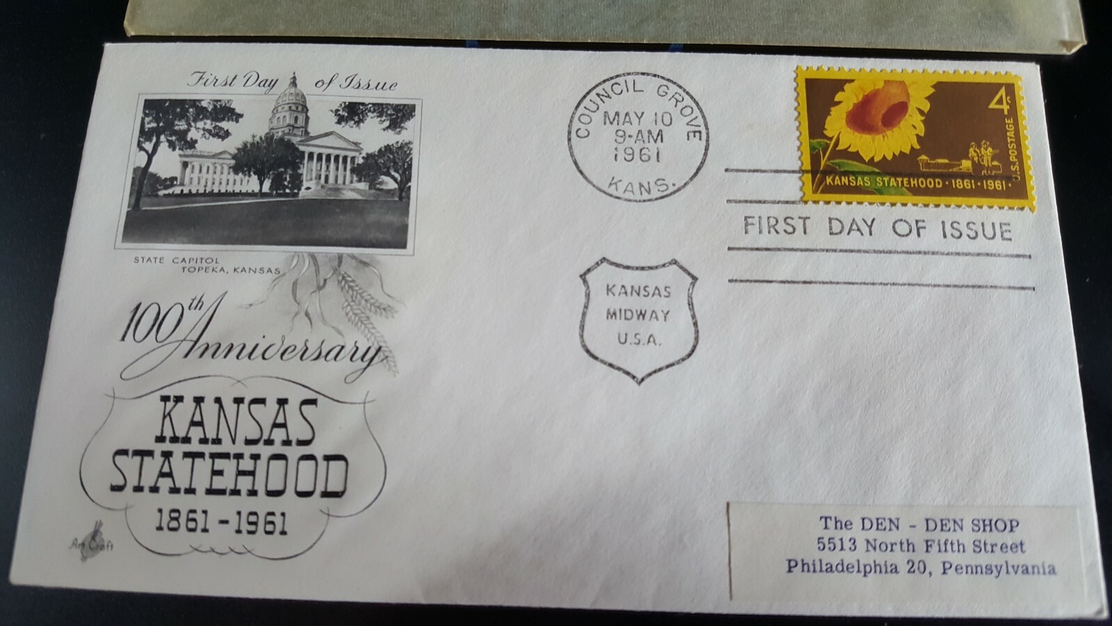 1961 First Day of Issue Stamp with Envelope (See Pictures) Good ...