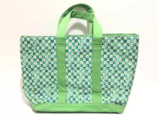 Pendleton 100% Cotton Tote Travel Baby Bag Green Blue Floral RN#29685 ...