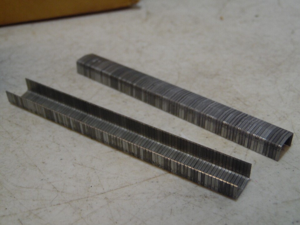 2 Box 1/4" Galvanized Chisel Point Staples Paper Tacking Tacker STCR ...