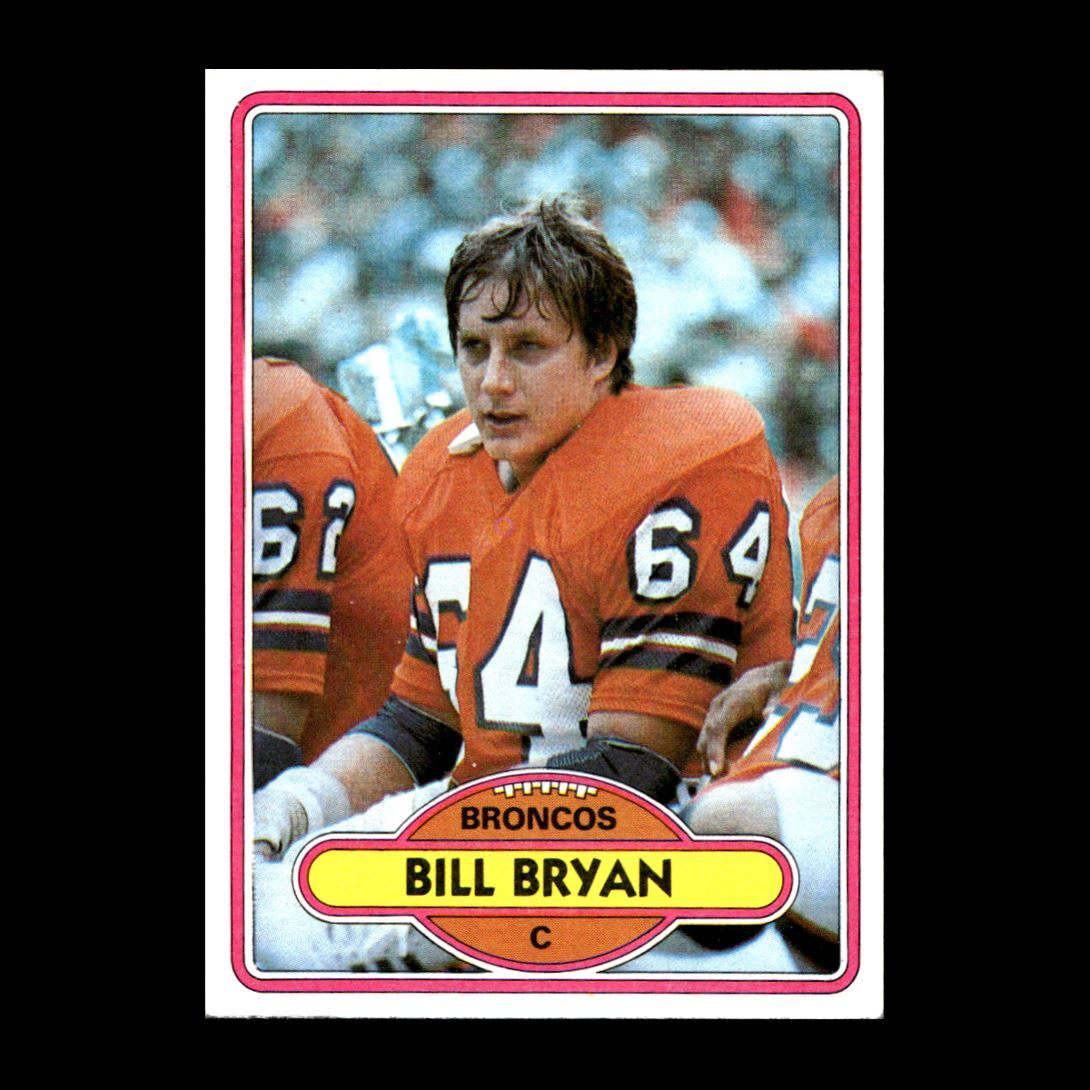 Bill Bryan 1980 Topps Denver Broncos #473 Vintage Football! | eBay