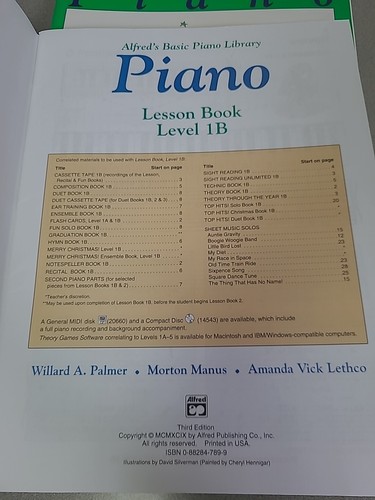 Alfred's Basic Piano Library: Alfred's Basic Piano Library Lesson Book ...
