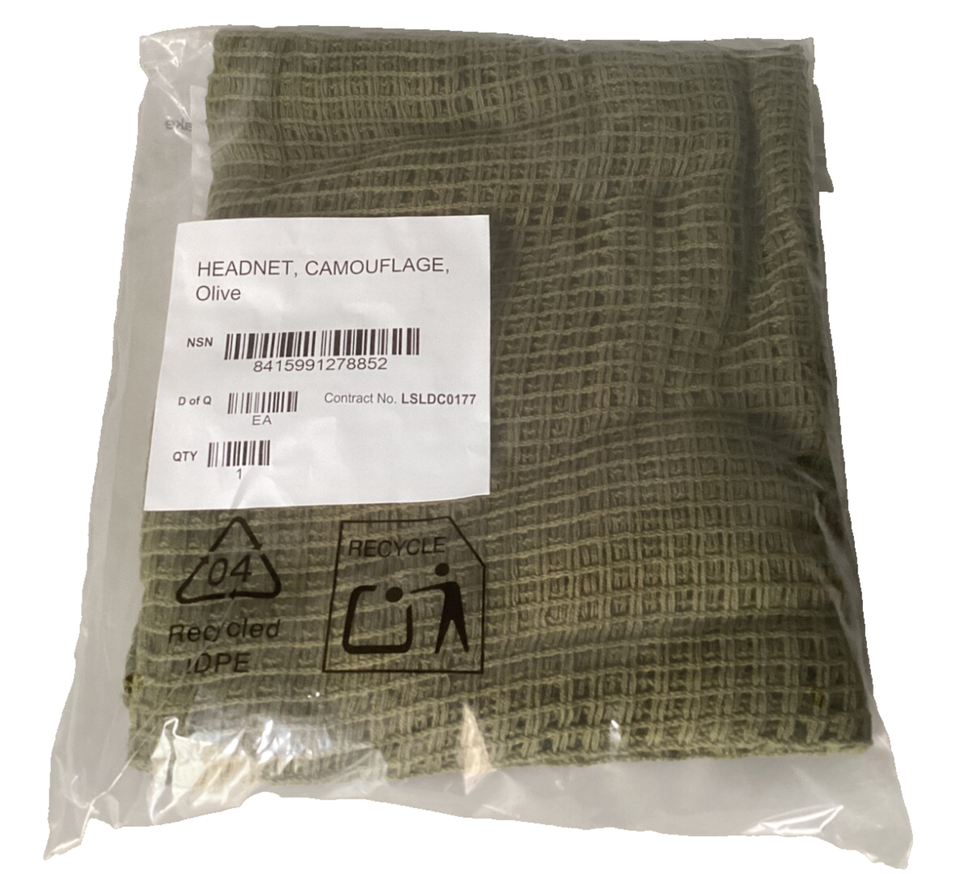 NEW British Army Olive Scrim Net Sniper Veil Mesh Para SAS 140 x 140cm ...