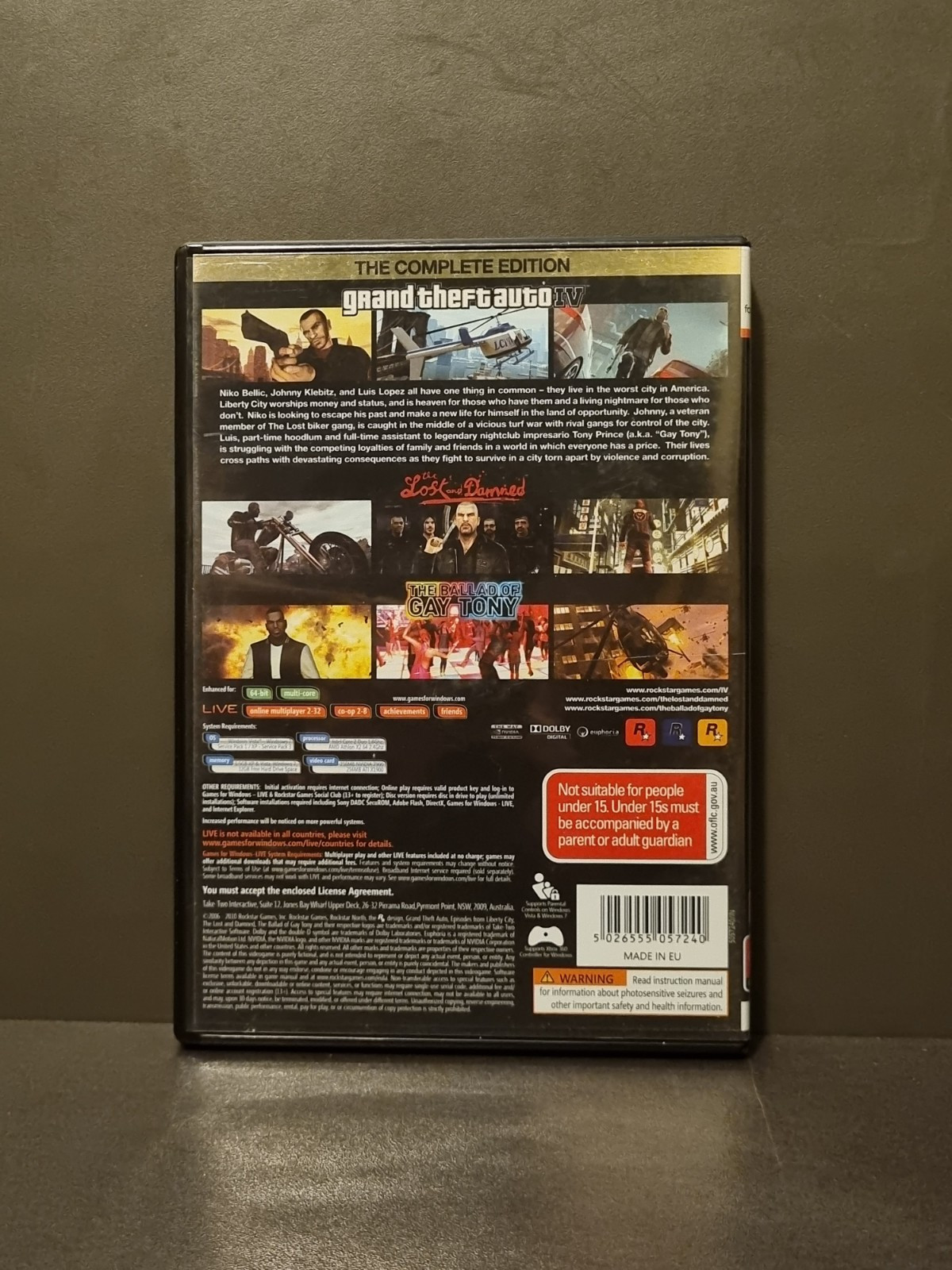 Grand Theft Auto IV & Episodes From Liberty City Complete Edition PC ...