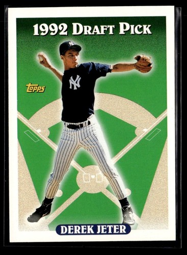 1993 Topps Baseball 1992 Draft Pick Rookie Derek Jeter | eBay