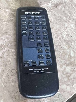 Kenwood RC-P0504 Remote Control Replacement for Compatible Kenwood ...