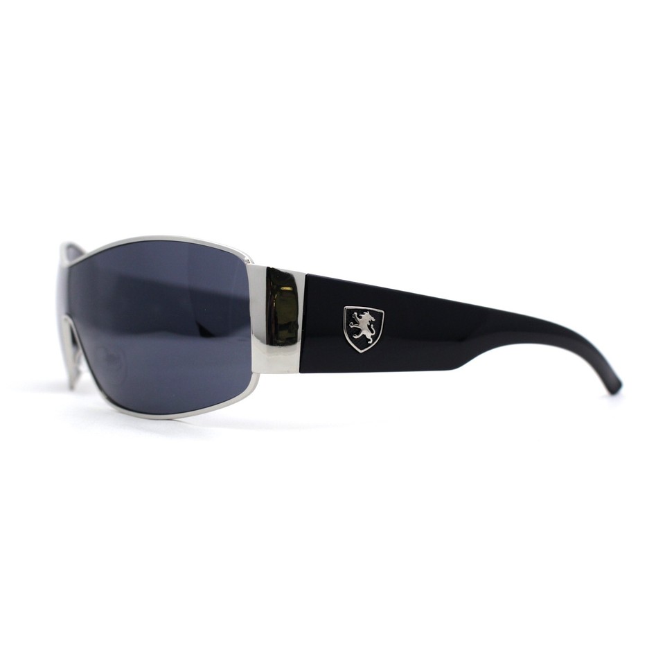 Mens Classic 90s European Style Shield Racer Fashion Sunglasses | eBay