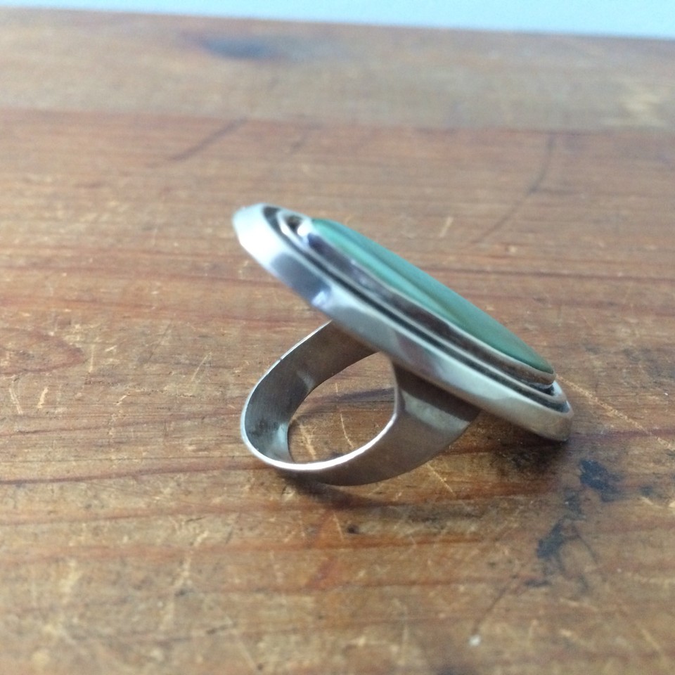 Darrell Victor sterling ring Apache designer modernist size 6 | eBay