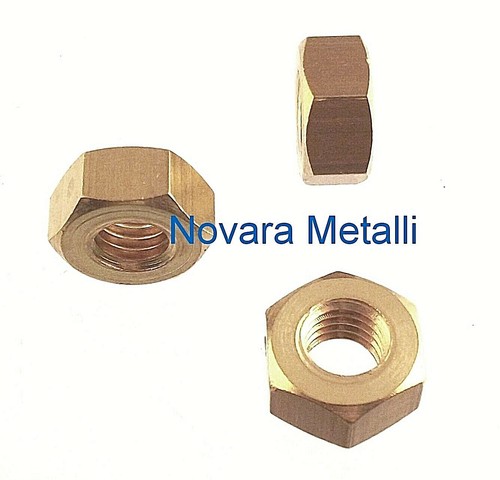 100 Dadi Esagonali Ottone M1,6 UNI 5588 brass nuts écrous laiton ...