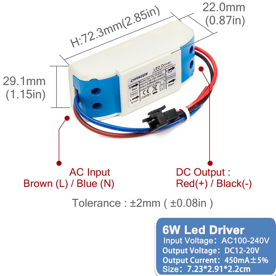 300Ma 450Ma 600Ma 900Ma 1500Ma Constant Current High Power Supply Cob ...
