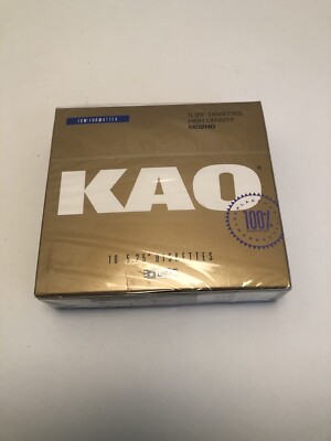 KAO 5.25 Diskettes Factory Sealed | eBay