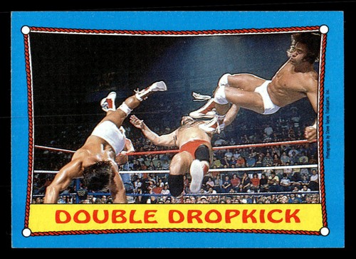Rick Martel & Tom Zink Double Dropkick 1987 Topps WWF #33 | eBay