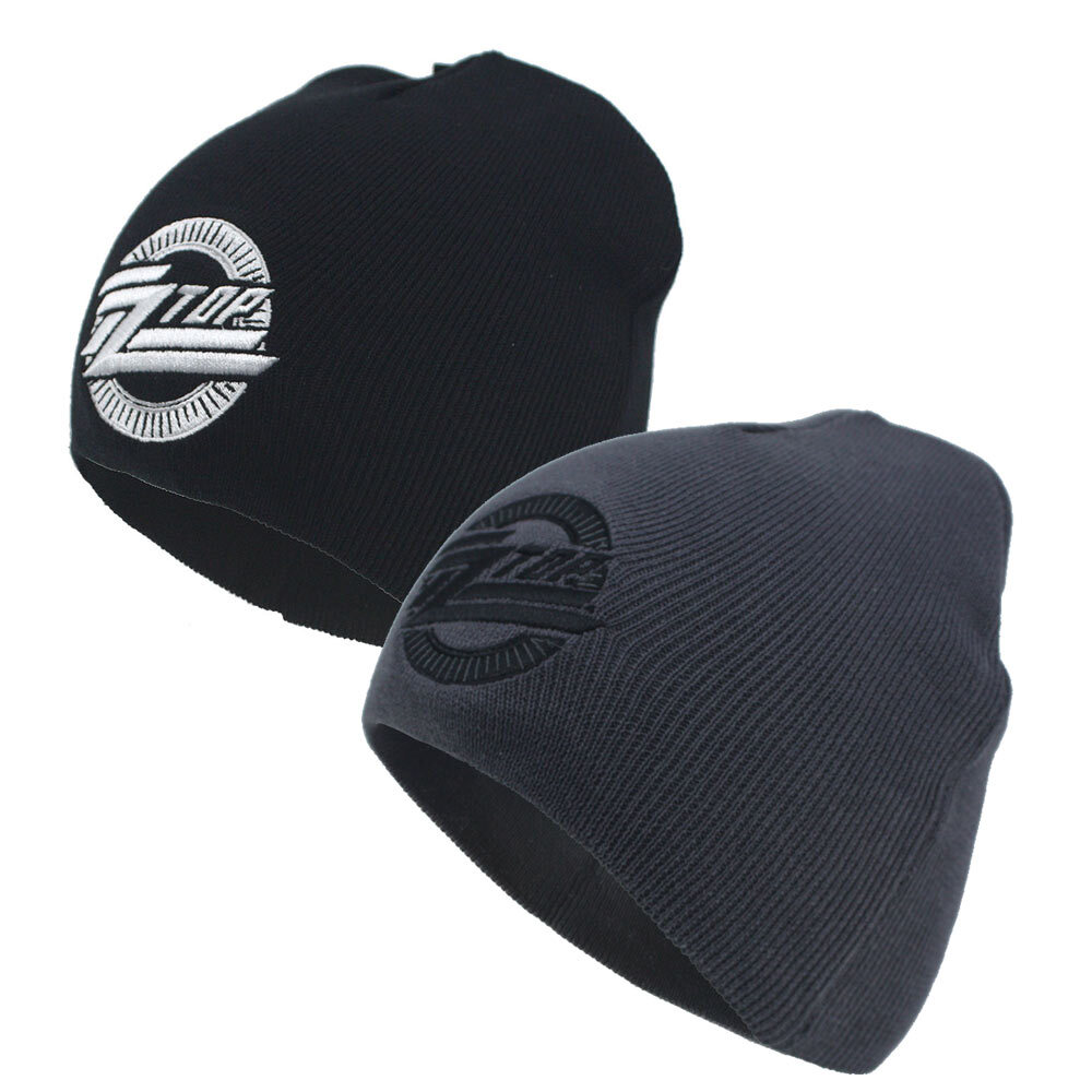 New ZZ Top Rock and Roll Music Band Circle Logo Cotton Beanie Hat | eBay