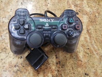 Sony PlayStation 2 PS2 Dualshock Controller Smoke Transparent Clear ...