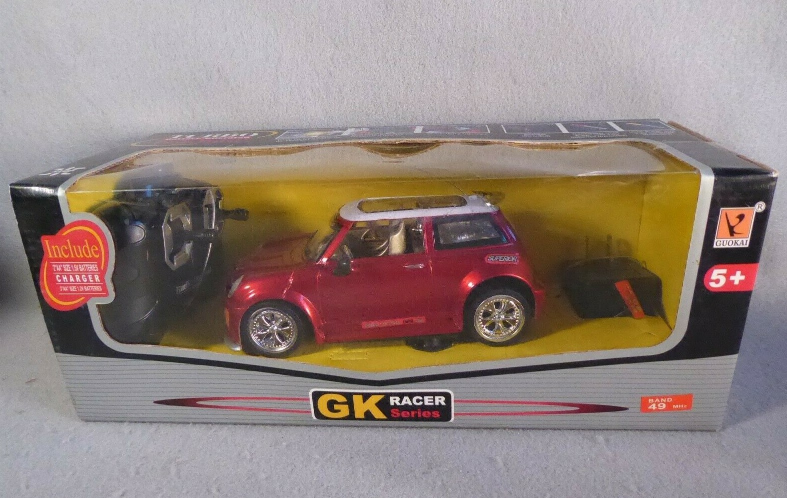 Guokai RC Turbo GK Racer Series Red Mini Car No. 866-395B Battery Radio ...