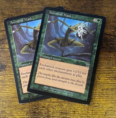 MTG Ancestral Mask – Mercadian Masques Card # 229 (2X) | eBay